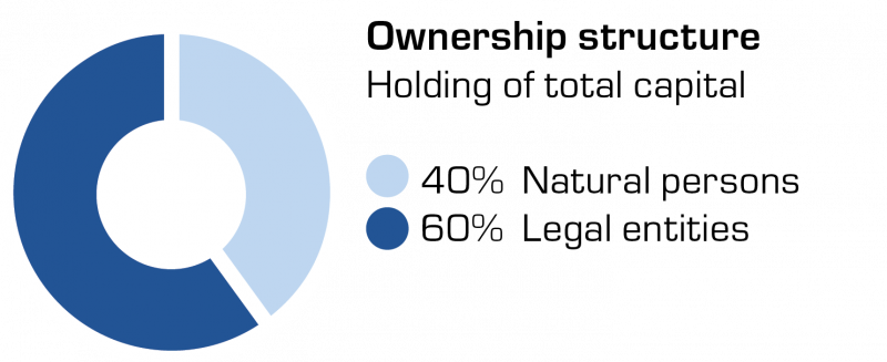 Shareholder structure | Investor Relations at Sectra